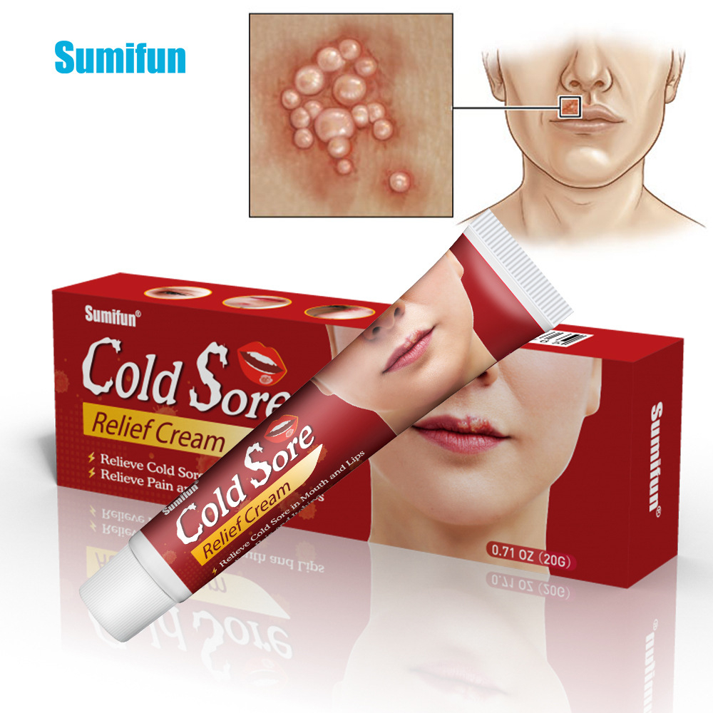 Cold Sore Relief Cream Cheilitis Lips Relief Cream Repair lip Dry ...