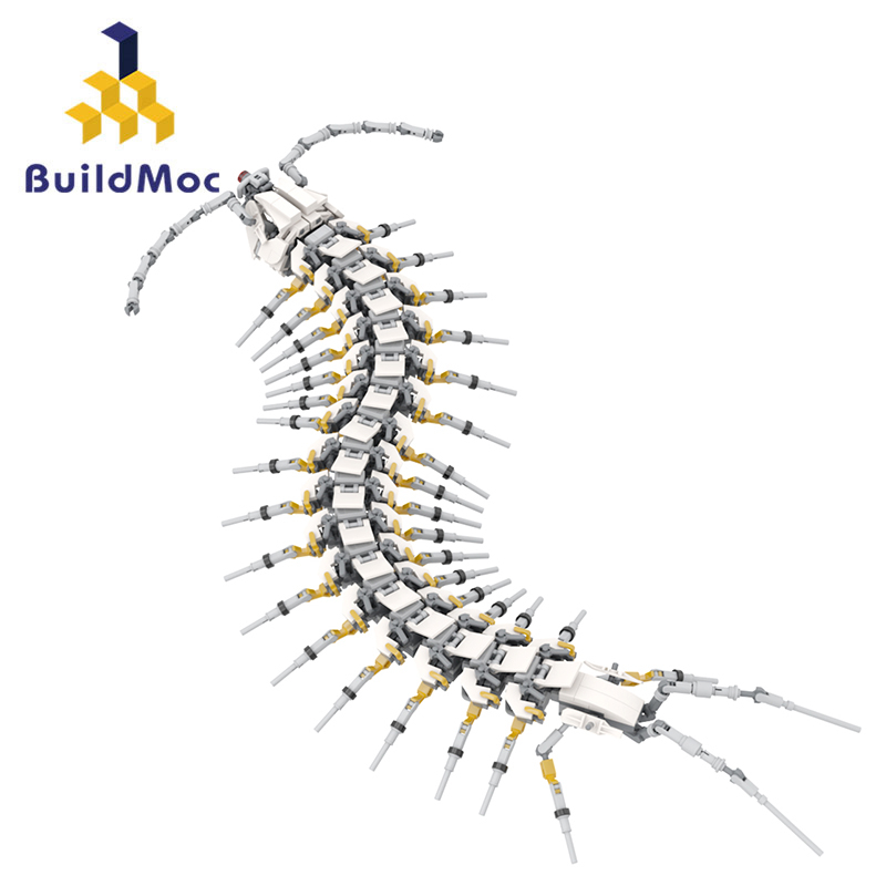 Buildmoc Mecha Centipede Model Creative animals Building Blocks ...
