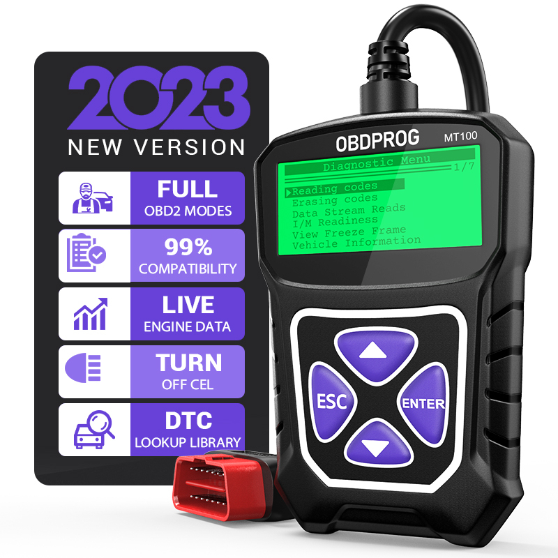 OBDPROG MT100 Universal Obd2 Scanner Car Scanner Car Diagnosis Odb2 Car ...