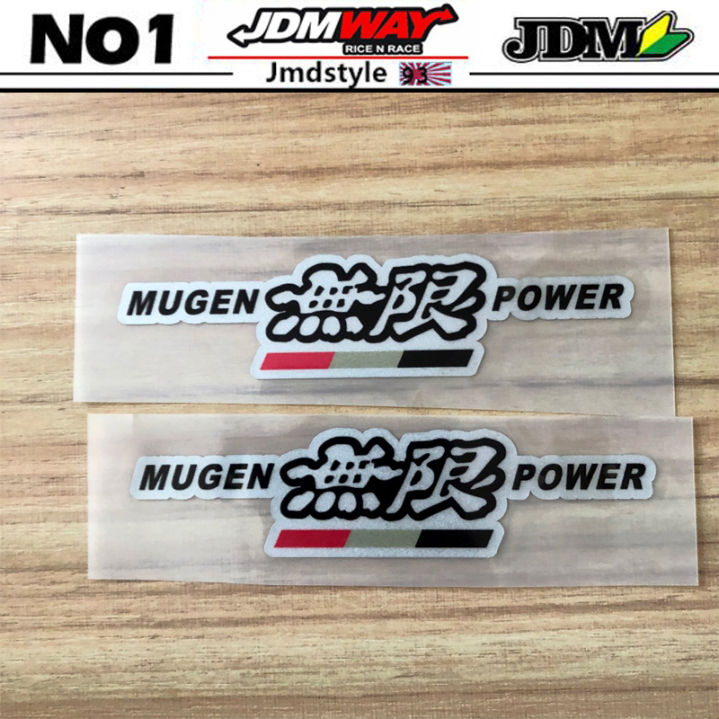 1Pc Mugen Decal Sticker Civic ACCORD NSX TYPE R PAIR Car Styling Jdm ...