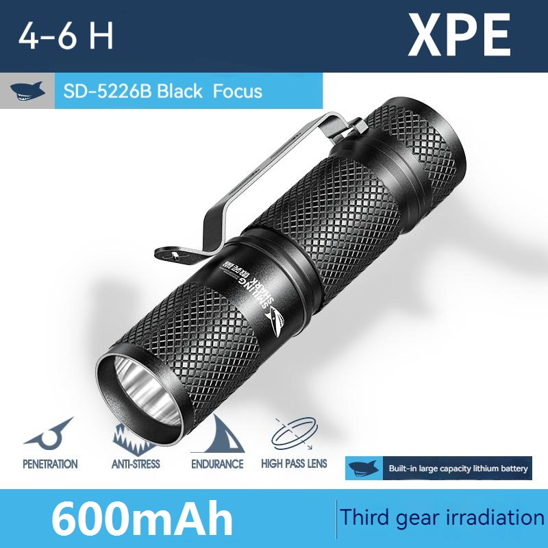 Smiling Shark SD5226 Mini Torchlight Super Bright Flashlight Led Pocket ...