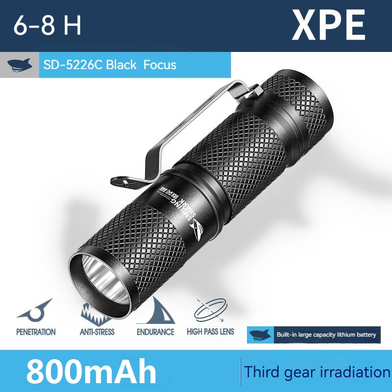 Smiling Shark SD5226 Mini Torchlight Super Bright Flashlight Led Pocket ...