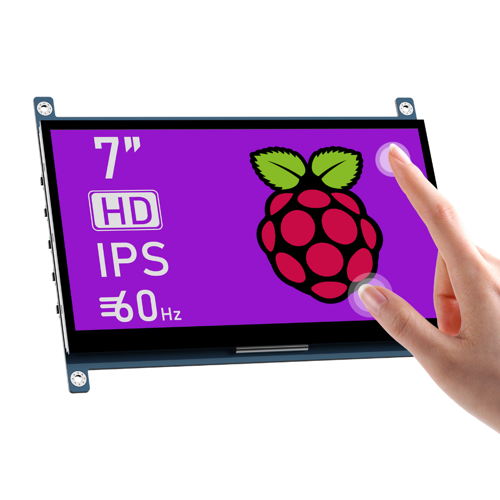 7 Inch Touch Screen Panel IPS raspberry display LCD DIY Monitor capacitive Touch HD Display ...
