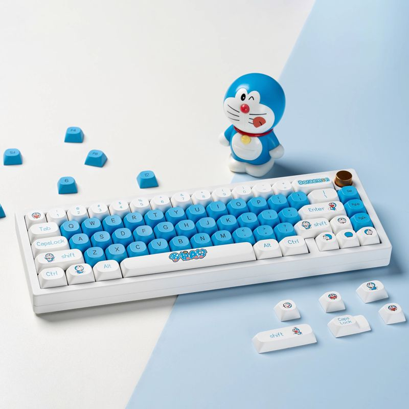 【Keycap Only】Doraemon Keycap 124 Keys MA Profile PBT Sublimation For ...