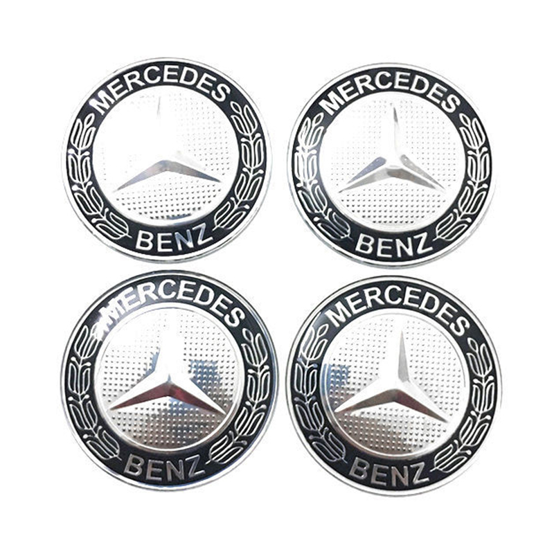 4pcs/set 60mm 65mm For Mercedes Benz AMG Brabus Apple Tree Smart Car ...