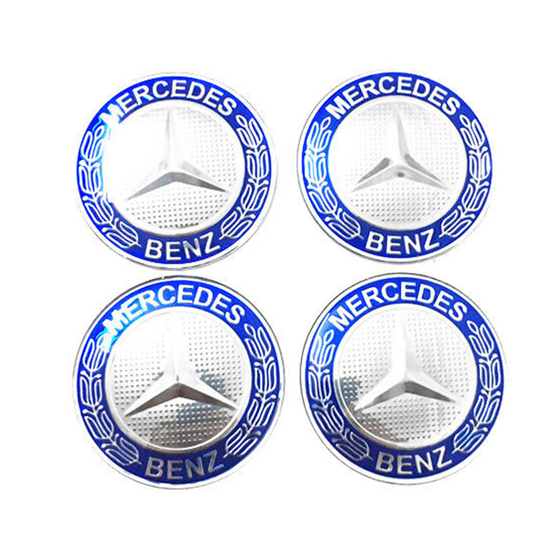 4pcs/set 60mm 65mm For Mercedes Benz AMG Brabus Apple Tree Smart Car ...