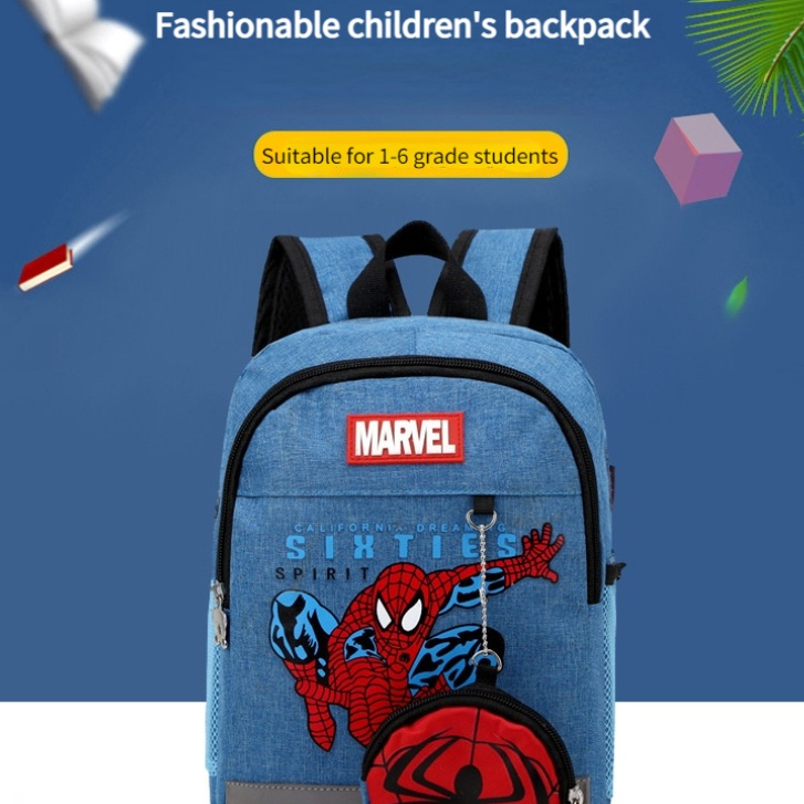SPIDERMAN Bag cartoon backpack baby toddler children backpacks Captain ...