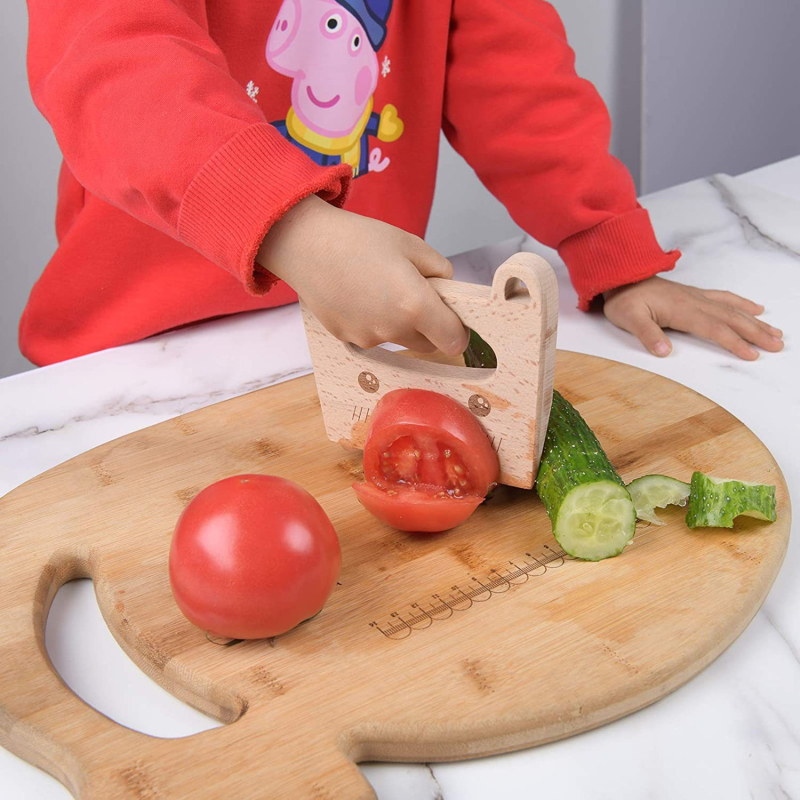 children's kitchen tools Cutting Fruits Vegetables Wooden Knife Toys ...