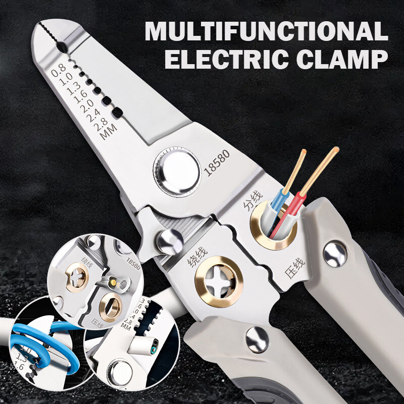 Multifunctional Crimper Cable Cutter Automatic Wire Stripper ... Multifunctional Crimper Cable Cutter Automatic Wire Stripper ...