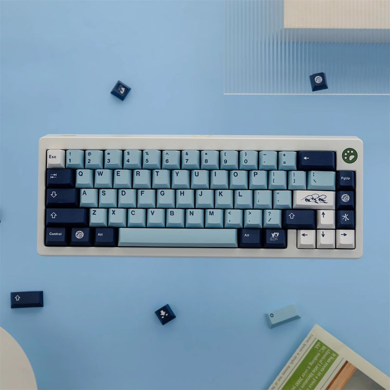 【Keycap Only】GMK Mizu Keycap 129 Keys Cherry Profile PBT Five-Sided ...