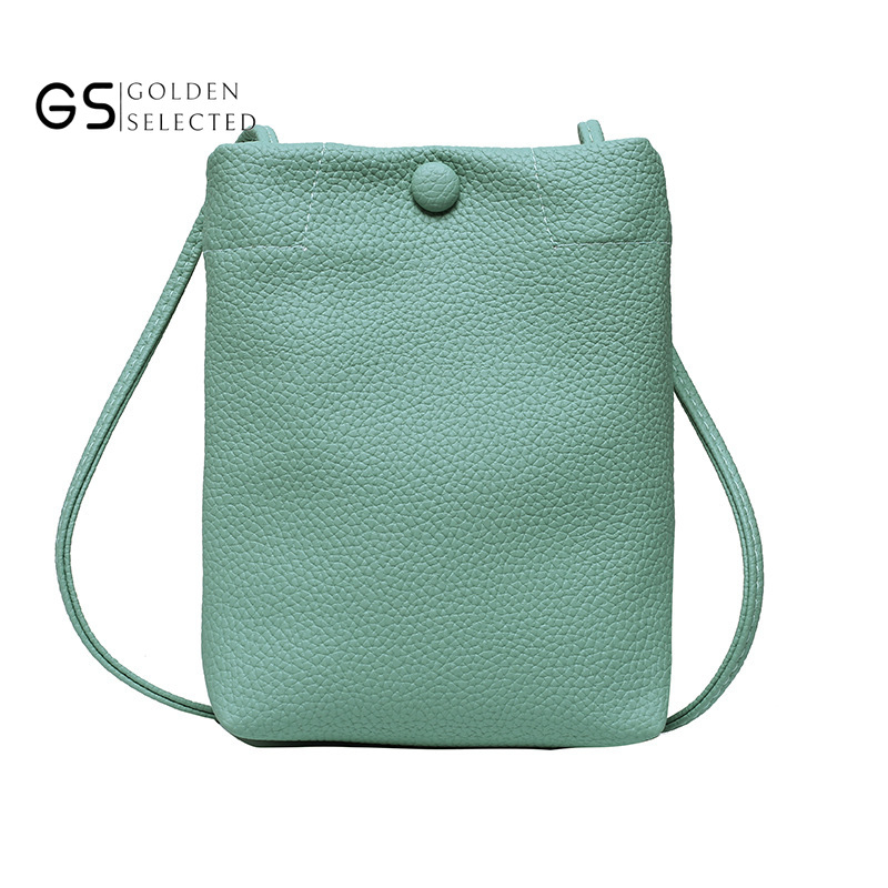 Premium Soft Leather Phone Bag Women's Summer Phone Bag Simple Mini ...