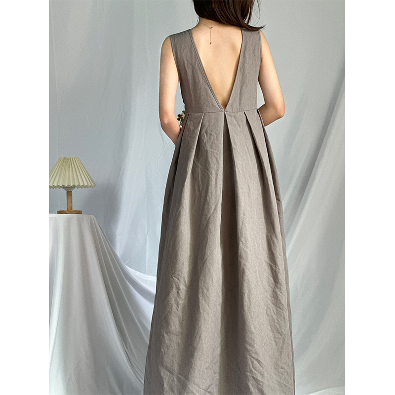 Women's sleeveless high waisted slim party long dress | Shopee Singapore