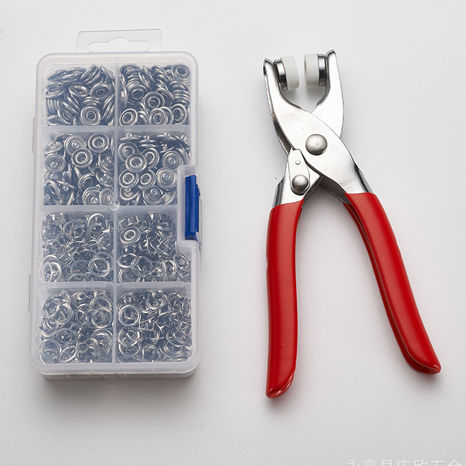 50PCS Plier Tool Metal Sewing Buttons Five-claw Buckle Metal Snap ...