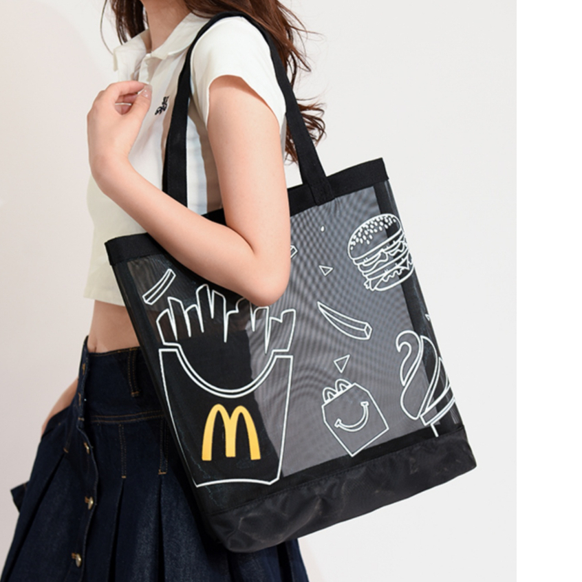 McDonald's Mesh Large Capacity Shoulder Bag McDonald's Surrounding ...