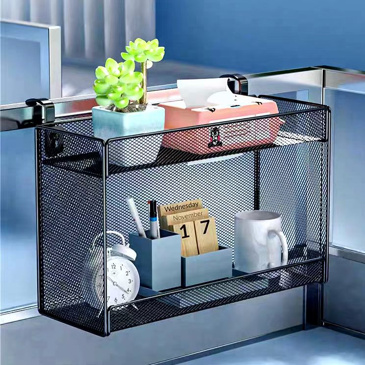 Office Desktop Succulent Small Flower Stand Desk Work Partition Storage ...