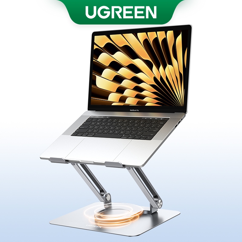 UGREEN Rotatable Aluminum Laptop Stand 360° Rotating Base for Laptop up ...