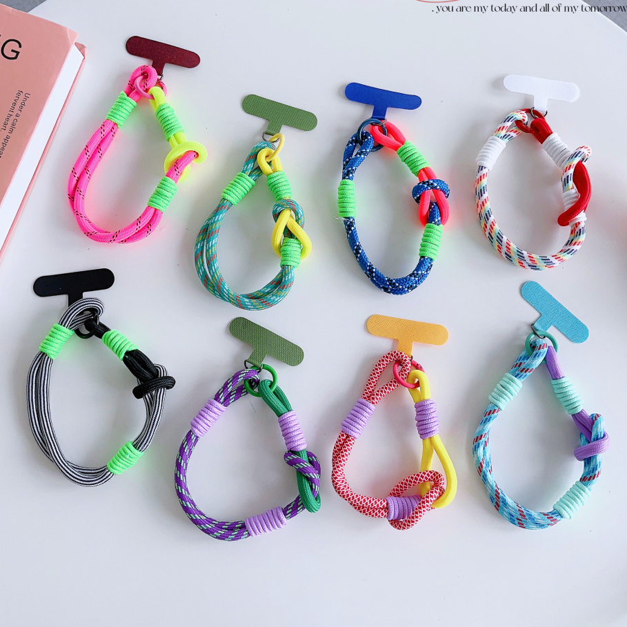 NEW Universal Mobile Phone Wrist Straps Hand Dual color Lanyard with ...