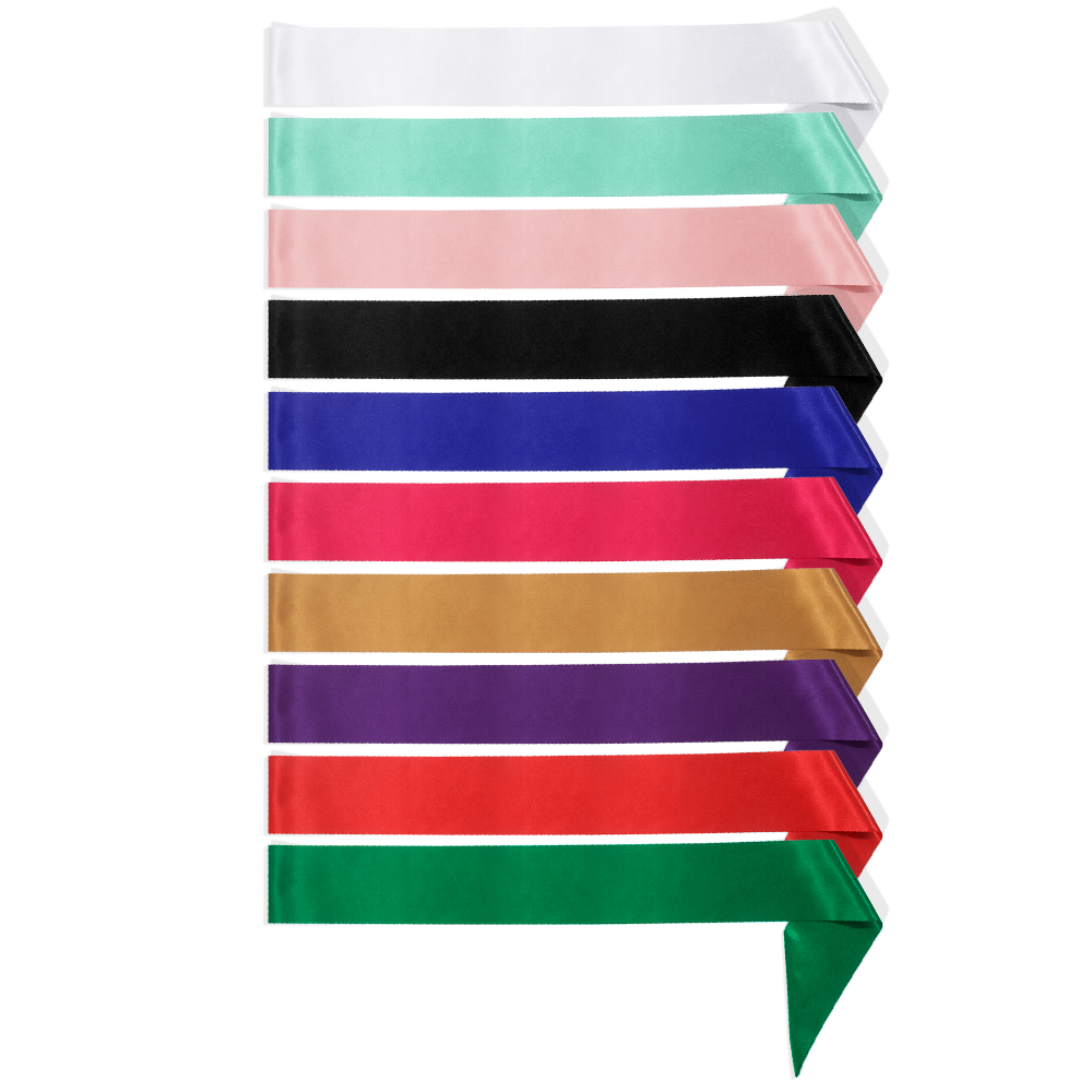 Blank Satin Sash Plain Sash Make Your Own DIY Sash 8cm*160cm | Shopee ...