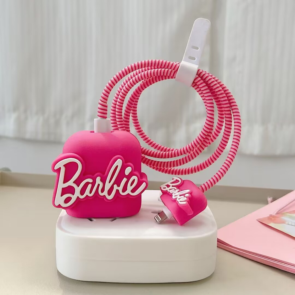 for Apple fast charger 30W 20W 18W cover barbie adaptor case + USB ...