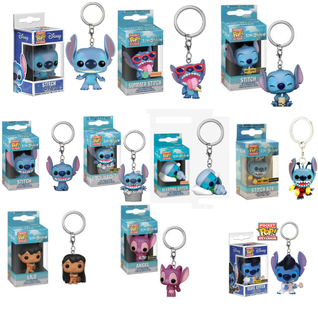 Funko Pop! 2" Lilo & Stitch Keychain Action Figure Keyring Toys Model ...