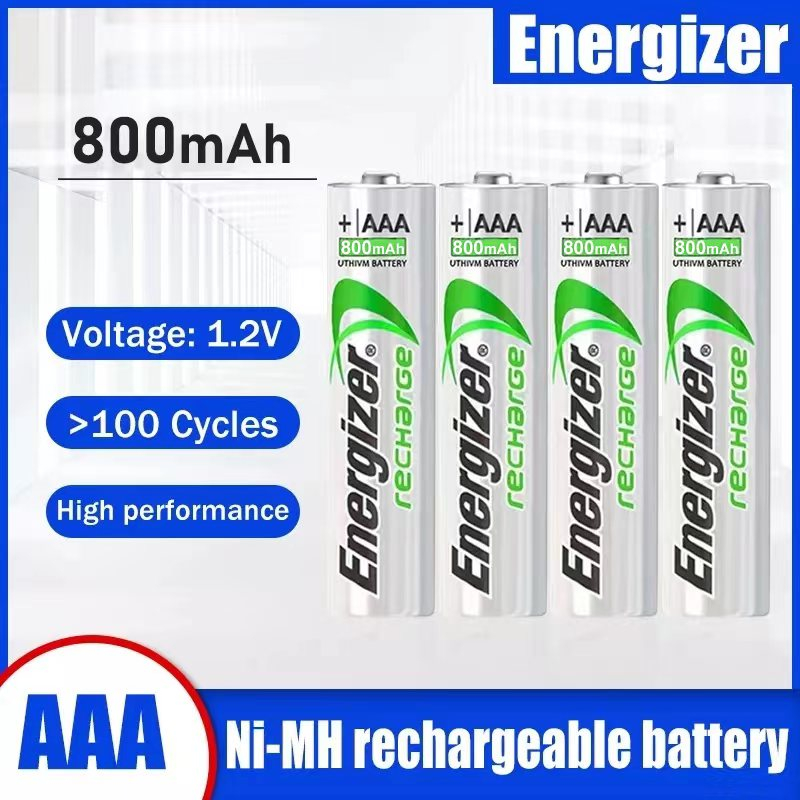 Energizer AAA/3A 800mAh 1.2V NI-MH Rechargeable Batteries for Shaver ...