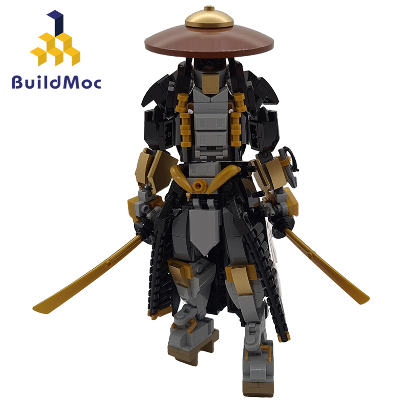Buildmoc The Ronin Noir mech model Building Blocks Samurai robot ...