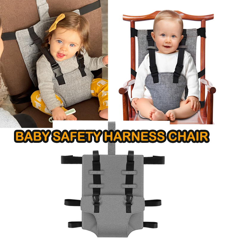 High Chair Harness Seat for Travel Fabric Baby Safety Harness Chair ...