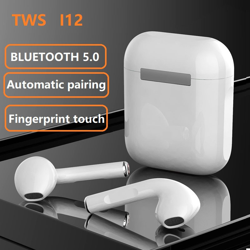 New TWS I12 Super Bass True Wireless Bluetooth Earphones Latest Gen 2 ...