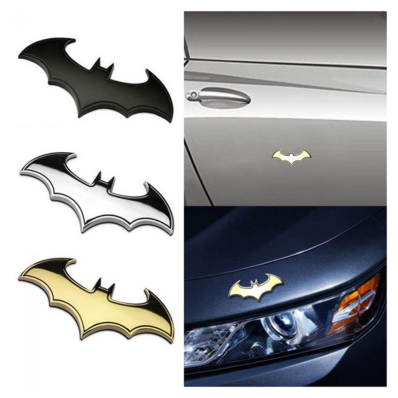 Allyn 1PCS Metal 3D Batman Logo Bat Car Auto Truck Motorcycle Emblem ...