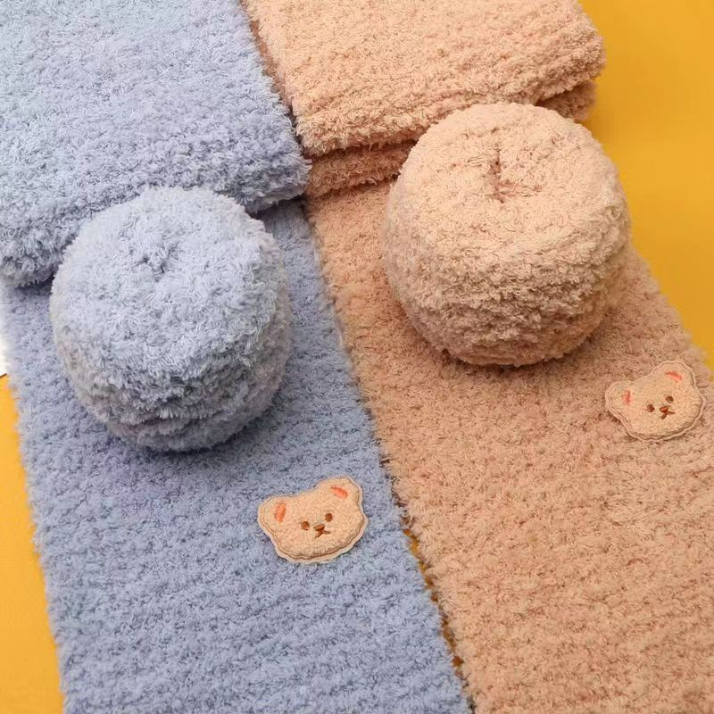 Coral Fleece Yarn Yarn Ball Comfortable Warm Homemade Scarf Thick Yarn ...