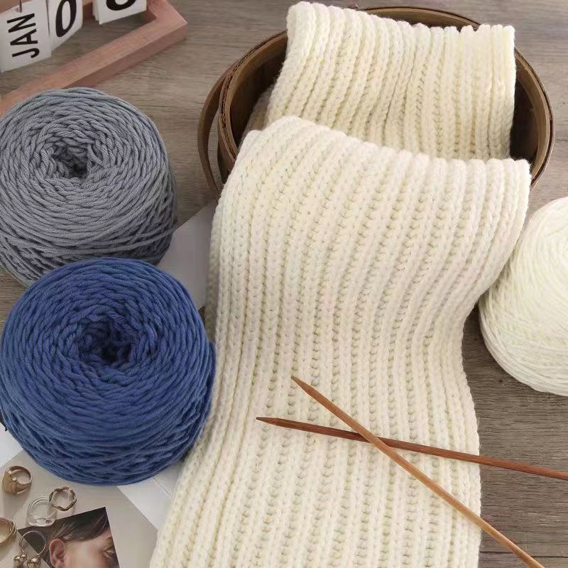 [200g] 16 Strands Lover Milk Cotton Yarn Ball Cotton Thread Thick ...
