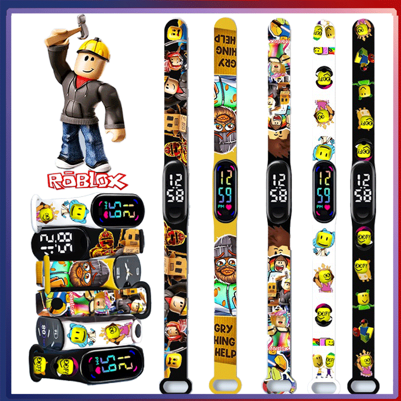 [Wholesale] Roblox Printed Electronic Watch Children LED Electronic ...