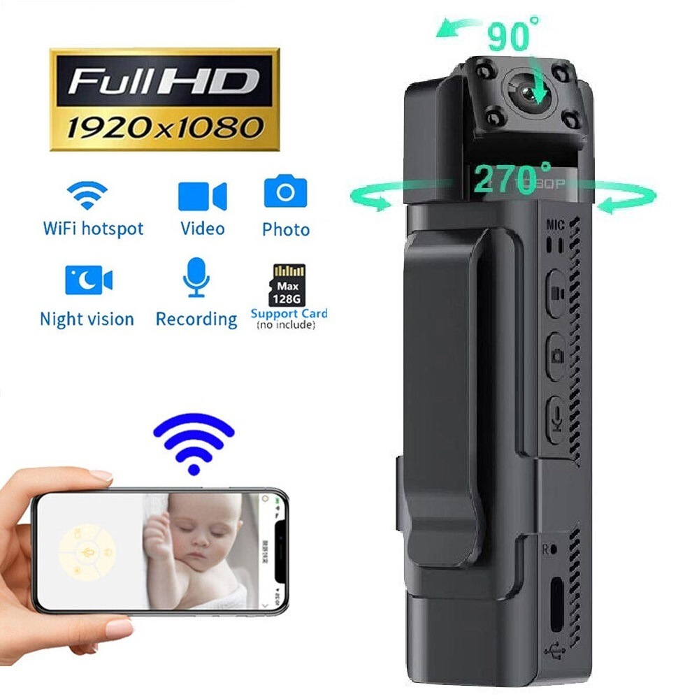 Body camera Digital Full HD 1080P Sports DV With night Vision Mini ...