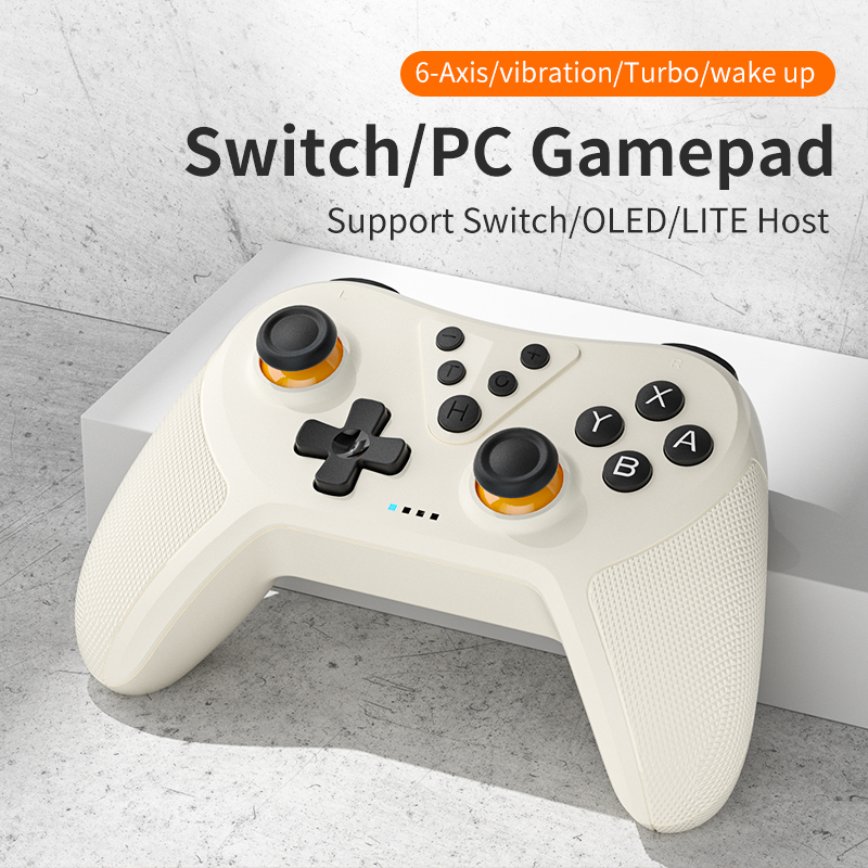 Wireless Controller for Nintendo Switch Pro PC 6-Axis Turbo Vibration ...