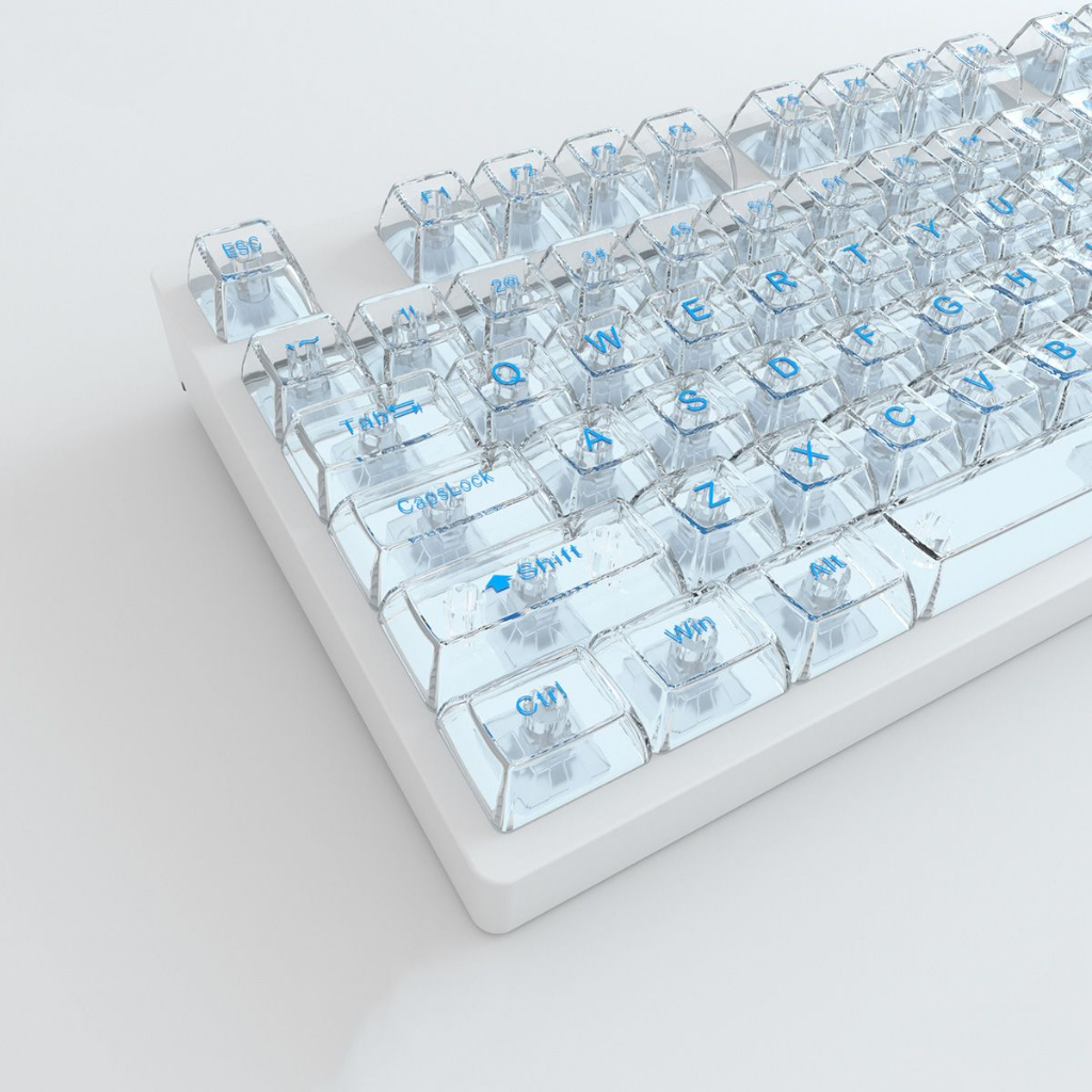 Clear Crystal Keycaps PC Dye-sub SA Profile Keycap Custom Keycaps ...