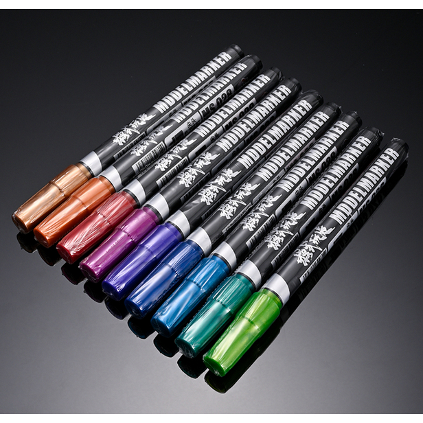 MS MOSHI MS028 Electroplated makr pen / Line drawing pen color of Metal ...