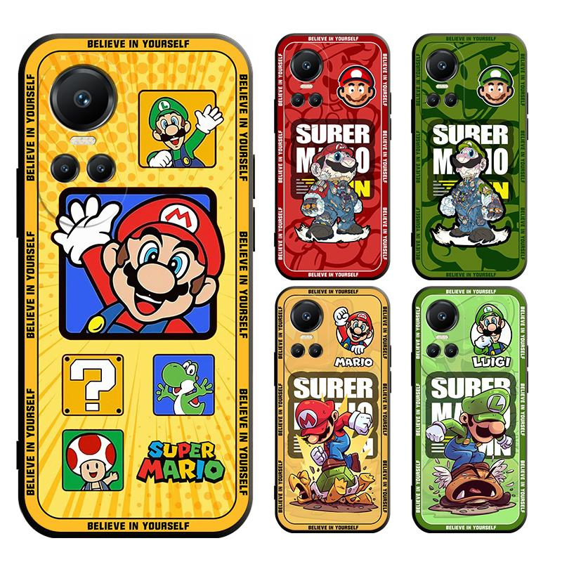 casing for OPPO Reno 12 12F 11F 11 10 8T PRO PLUS 4G 5G super mario ...