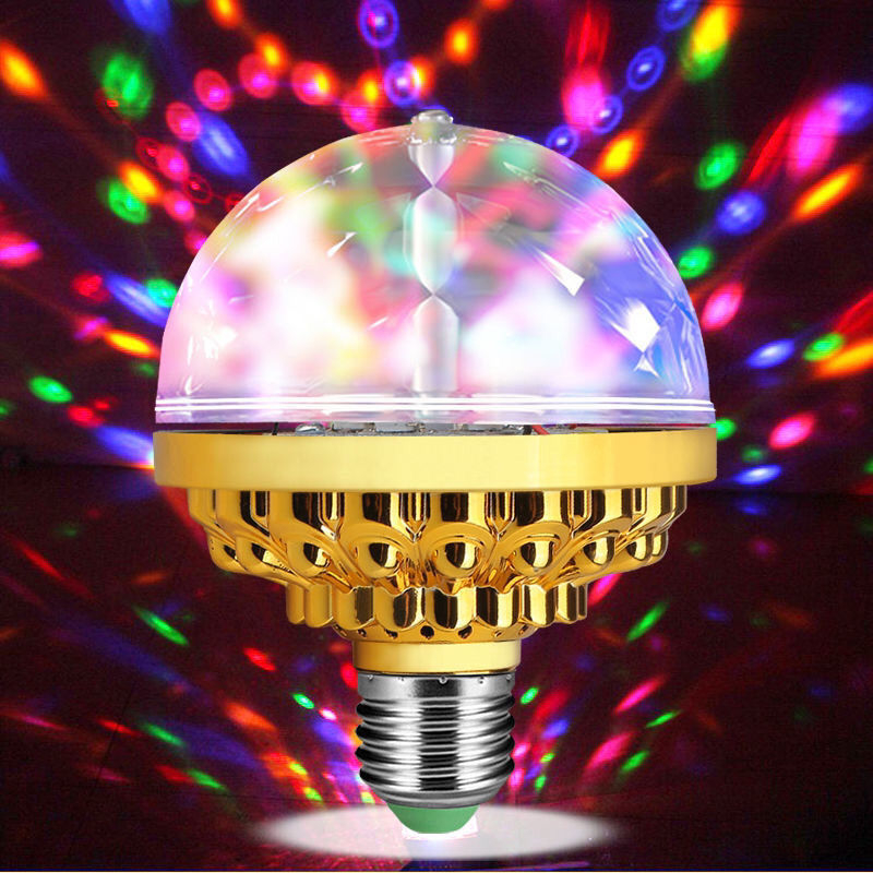 7-color LED rotating light with music, very beautiful - LED disco light ...