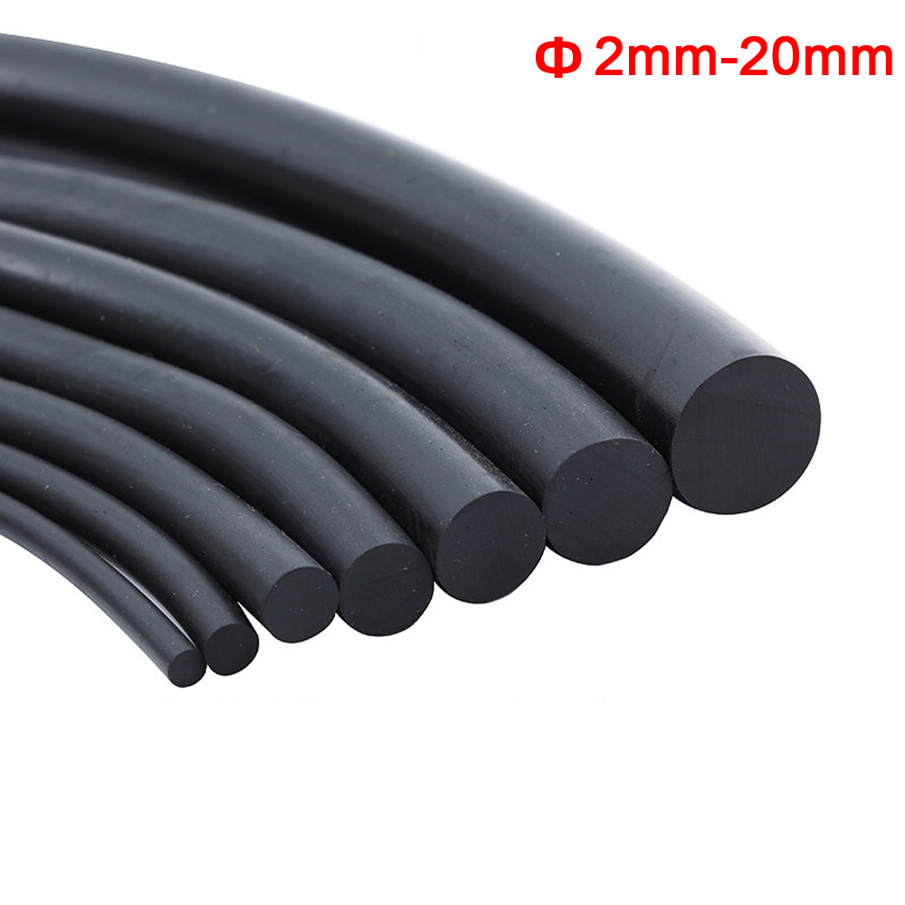 10/20Meter Solid Black Nitrile Rubber Strip O Ring Cord NBR Rubber Seal ...