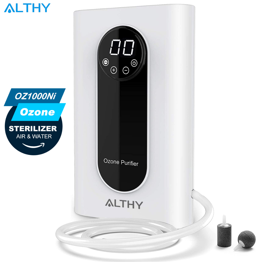ALTHY Ozone Generator Machine For Water & Air & Oil - 1000 mg/h Timer ...