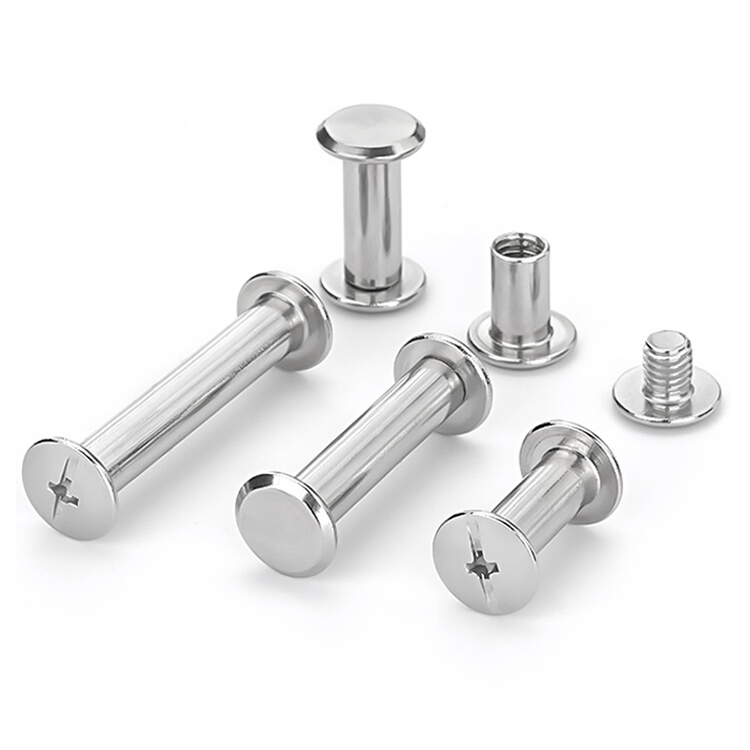 [WDY] Child-mother Rivet Butt Screw SUS304 Stainless Steel Photo Album ...