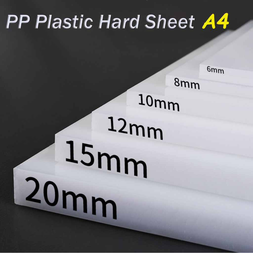 PP Plastic Hard Sheet Board Thickness 1mm~30mm White Board Waterproof ...