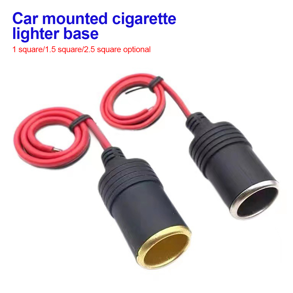Car Cigarette Lighter Charger Cable 12V 24V 10A 15A 20A Female Socket ...