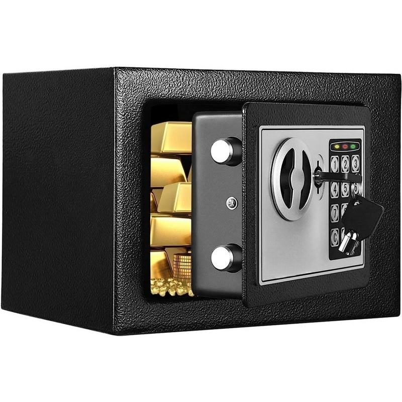 (SG Stock)Mini Safe Box Safe Jewelry Box Small Home Mini Steel Safe ...