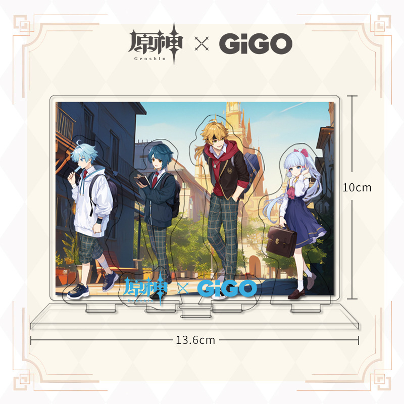 Genshin Impact GIGO Joint Brand Standee Featuring Kamizato Ayaka, Toma ...