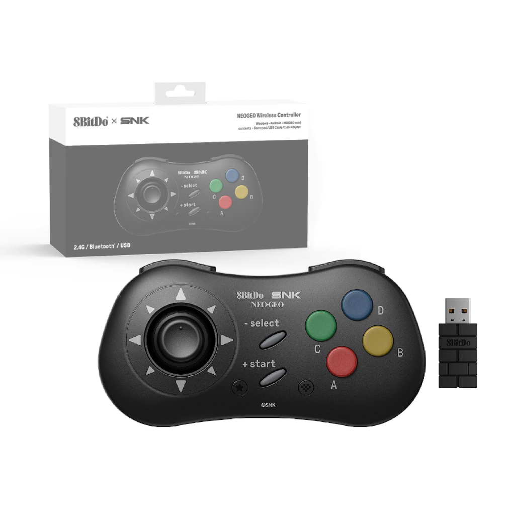 8Bitdo NEOGEO Wireless Controller for Windows/Android/NEOGEO Mini with ...