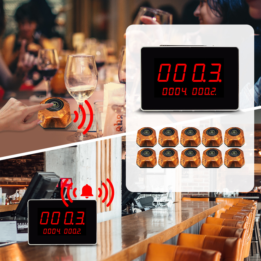 Restaurant Service Pager System Call Wireless Waiter Calling Voice ...