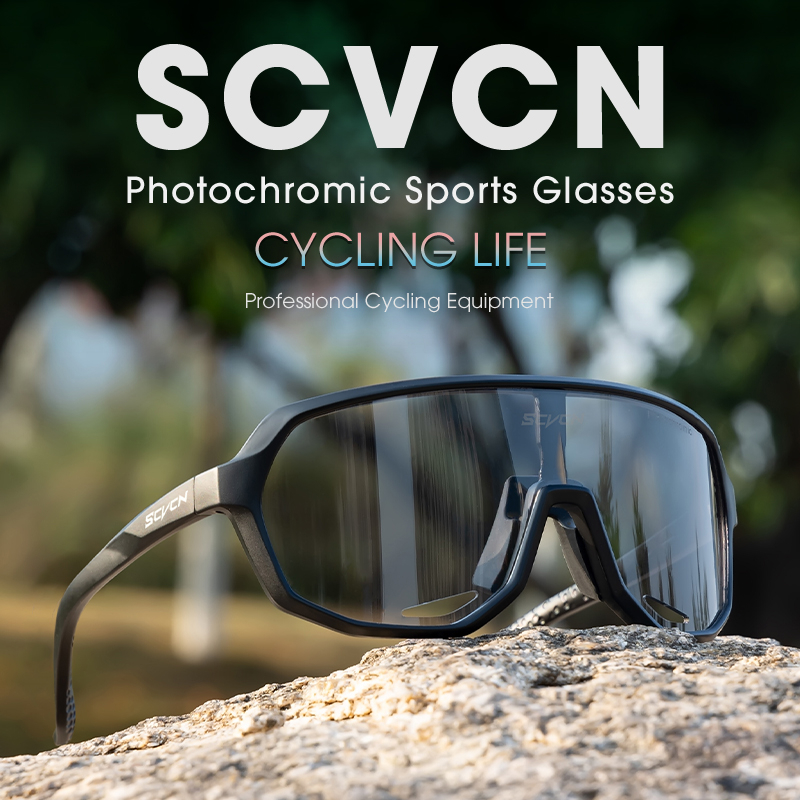 SCVCN Photochromic Sports Sunglasses – UV400 Luxury Shades for Cycling ...