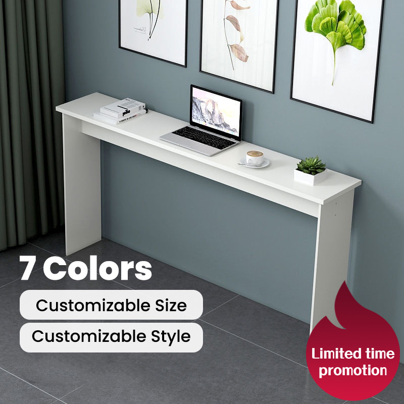WEILIANG Study Table Wall Narrow Table Long Table Family Bedroom Small ...
