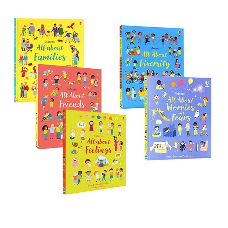 Usborne All about Feelings/Families/Friends/ Diversity/ Worries and ...